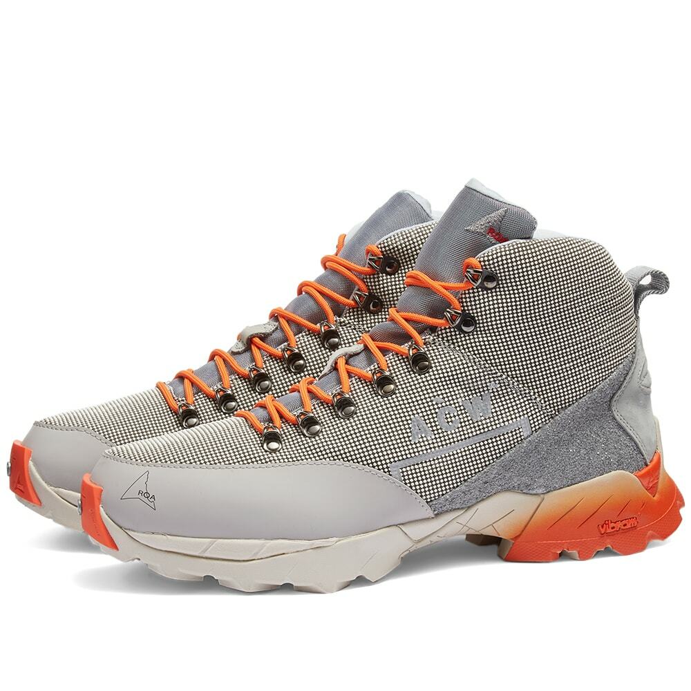 A-COLD-WALL* x Roa Andreas Boot in Silver/Orange A-Cold-Wall*