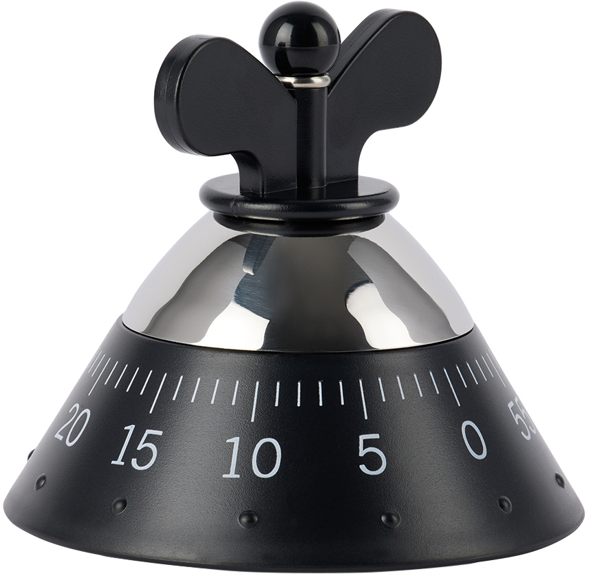 Alessi Black Kitchen Timer Alessi