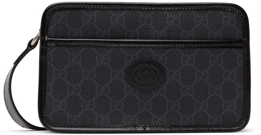 Gucci Black Retro Interlocking G Bag Gucci