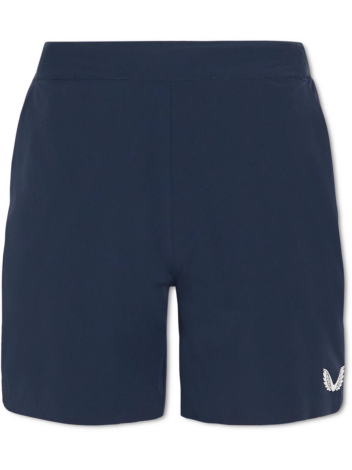Castore - Logo-Print Stretch-Shell Running Shorts - Blue CASTORE