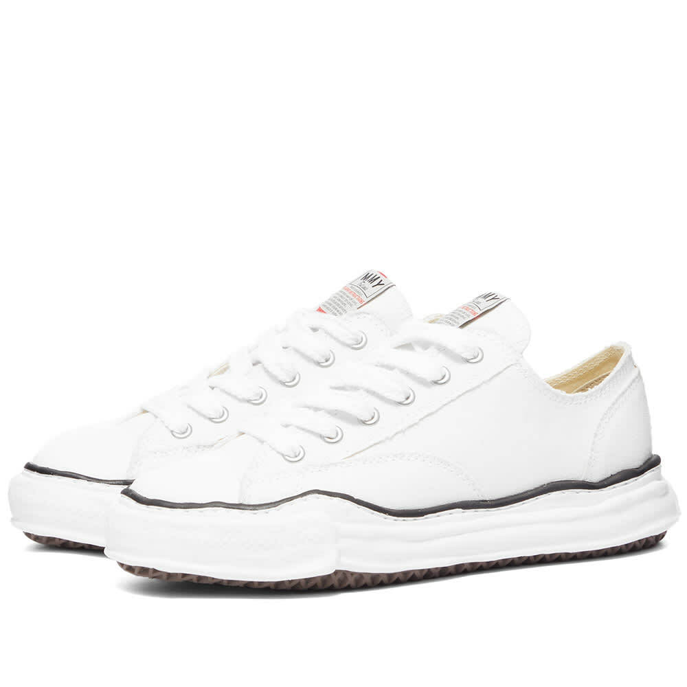 Maison MIHARA YASUHIRO Men's Peterson Original Sole Canvas Low Sneakers ...