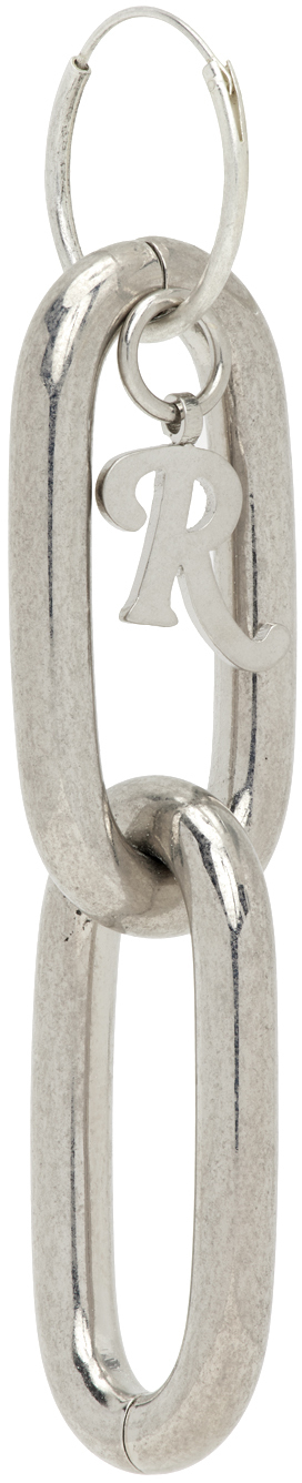 Raf Simons Silver Chain Earring Raf Simons