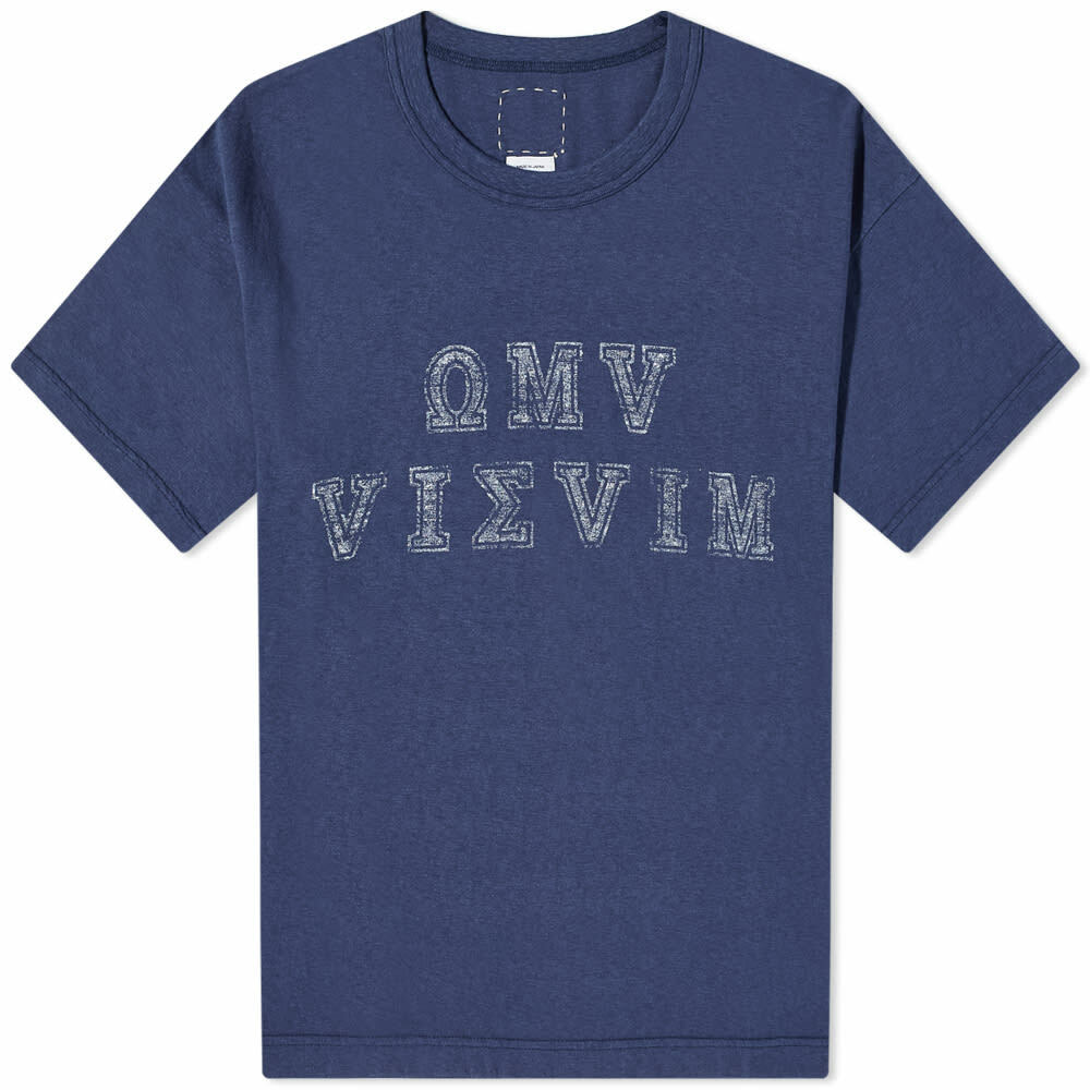 Visvim Men's Alumni Jumbo T-Shirt in Navy Visvim