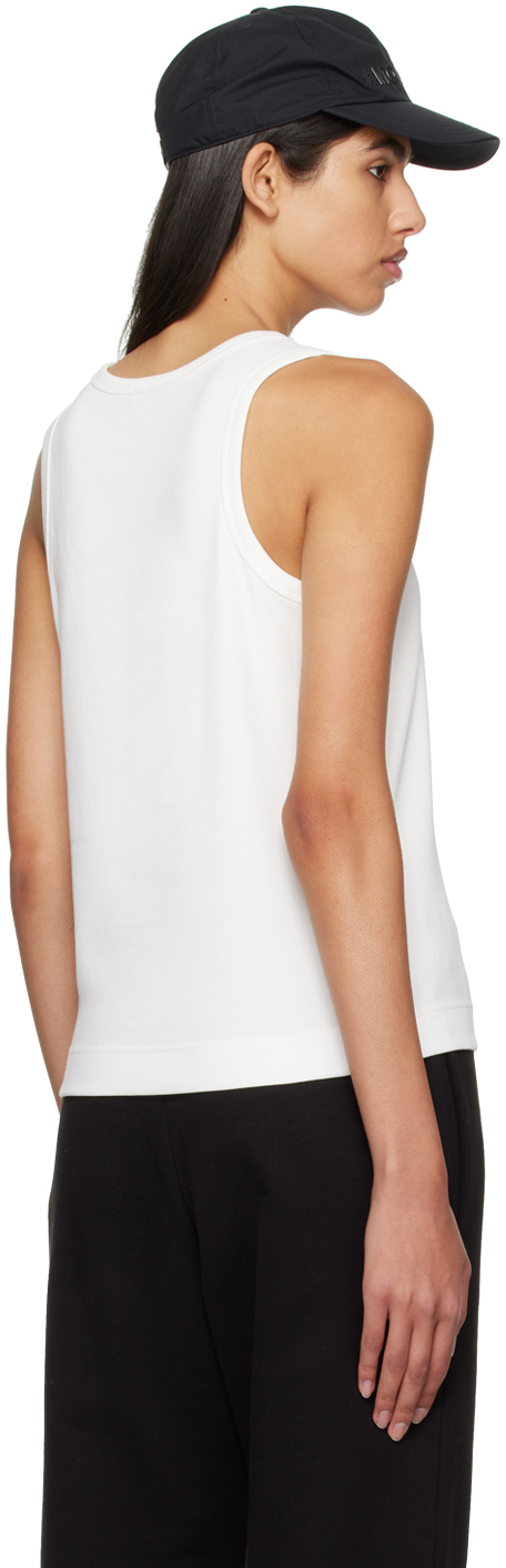 Moncler White Printed Tank Top Moncler