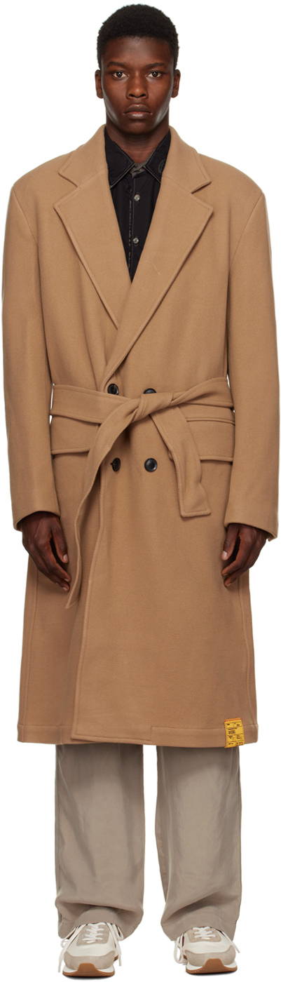 Diesel Tan W-Outkast Coat Diesel