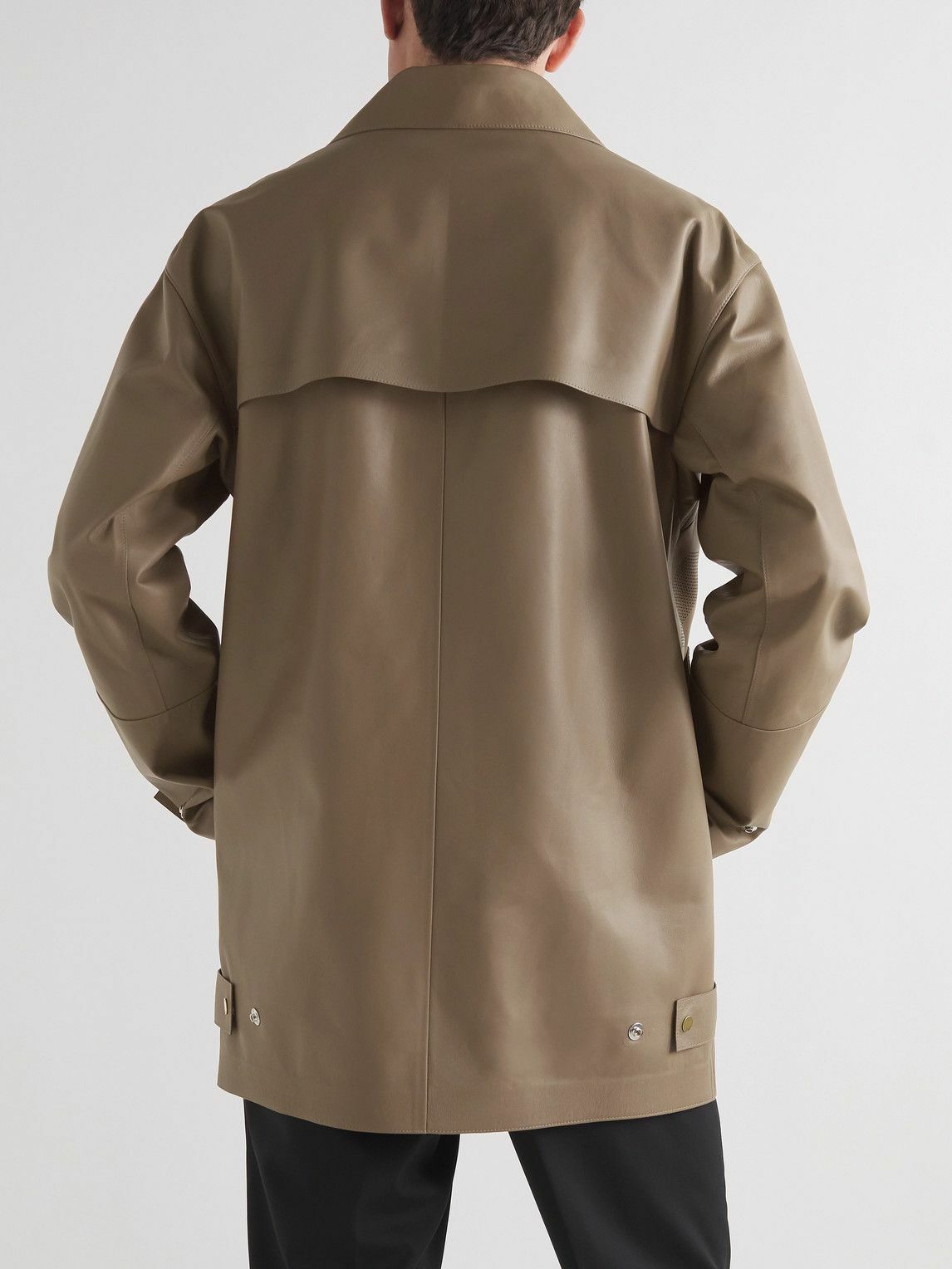 Dunhill - Leather Coat - Brown Dunhill