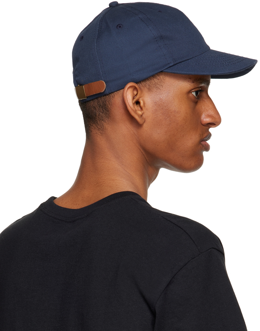 Bather Navy 6 Panel Baseball Cap Bather