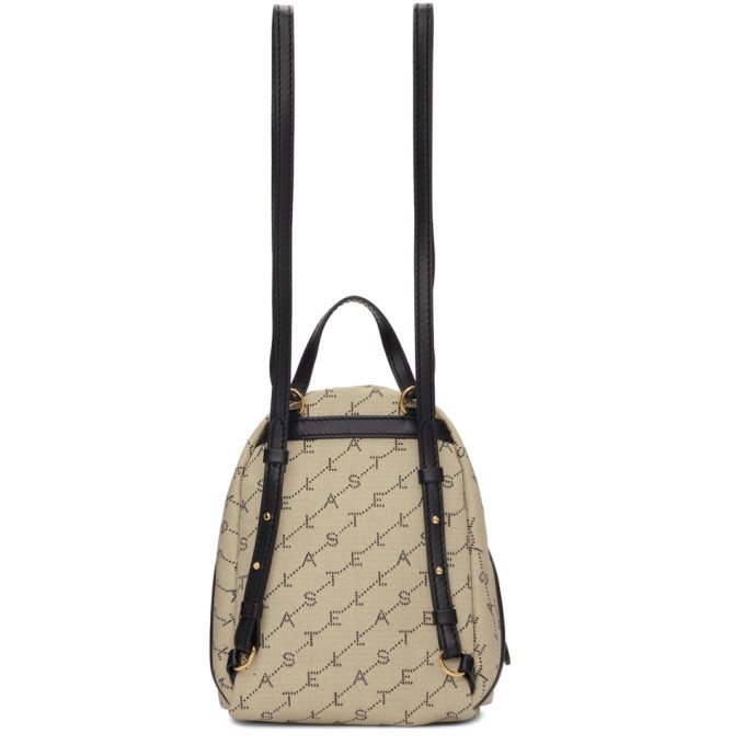 Stella McCartney Beige Mini Monogram Backpack Stella McCartney