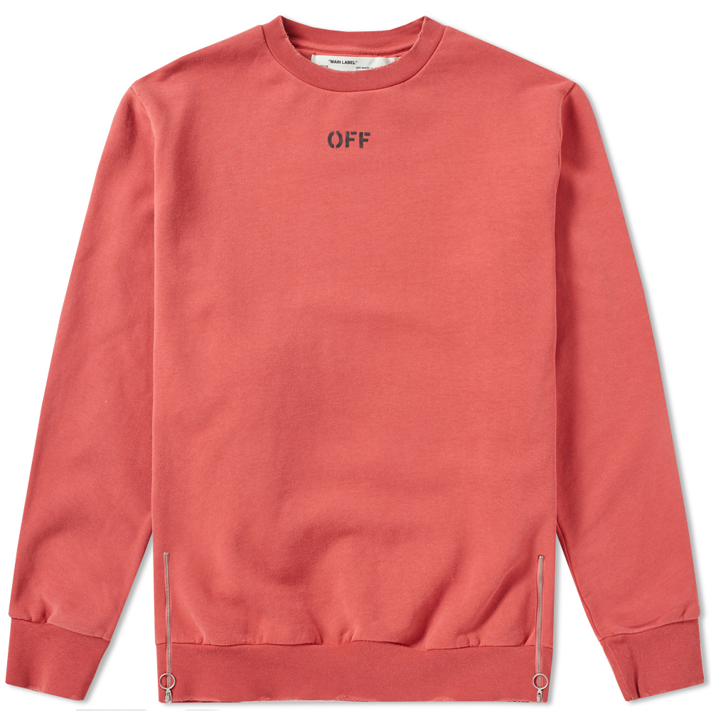 Off-White Washed Crew Sweat Off-White