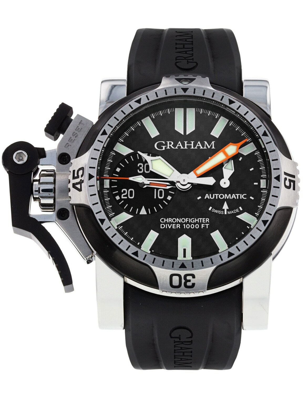 Graham Chronofighter Oversize Diver and Diver Date 2OVDIVAS.B03A.K10B ...