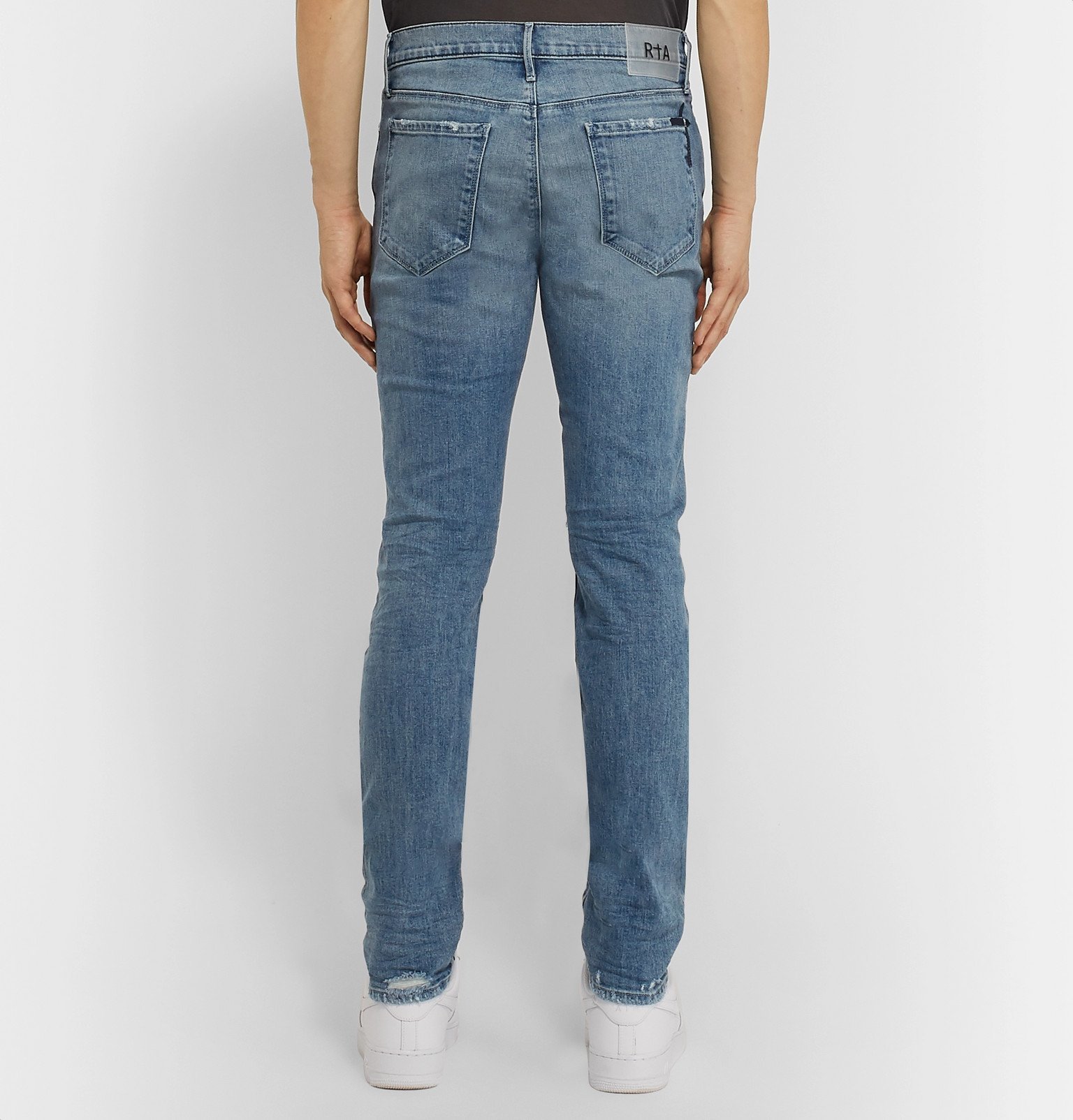 RtA - Skinny-Fit Distressed Denim Jeans - Blue RtA