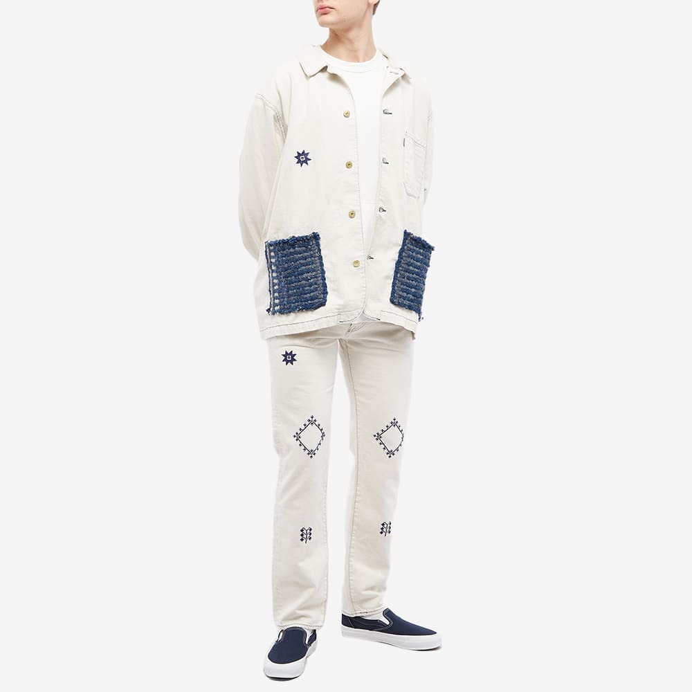 Levi's Men's LVC X Adish Hemp Chore Jacket in Ecru Levis