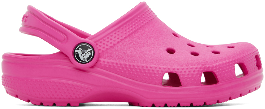 Crocs Kids Pink Classic Clogs Crocs
