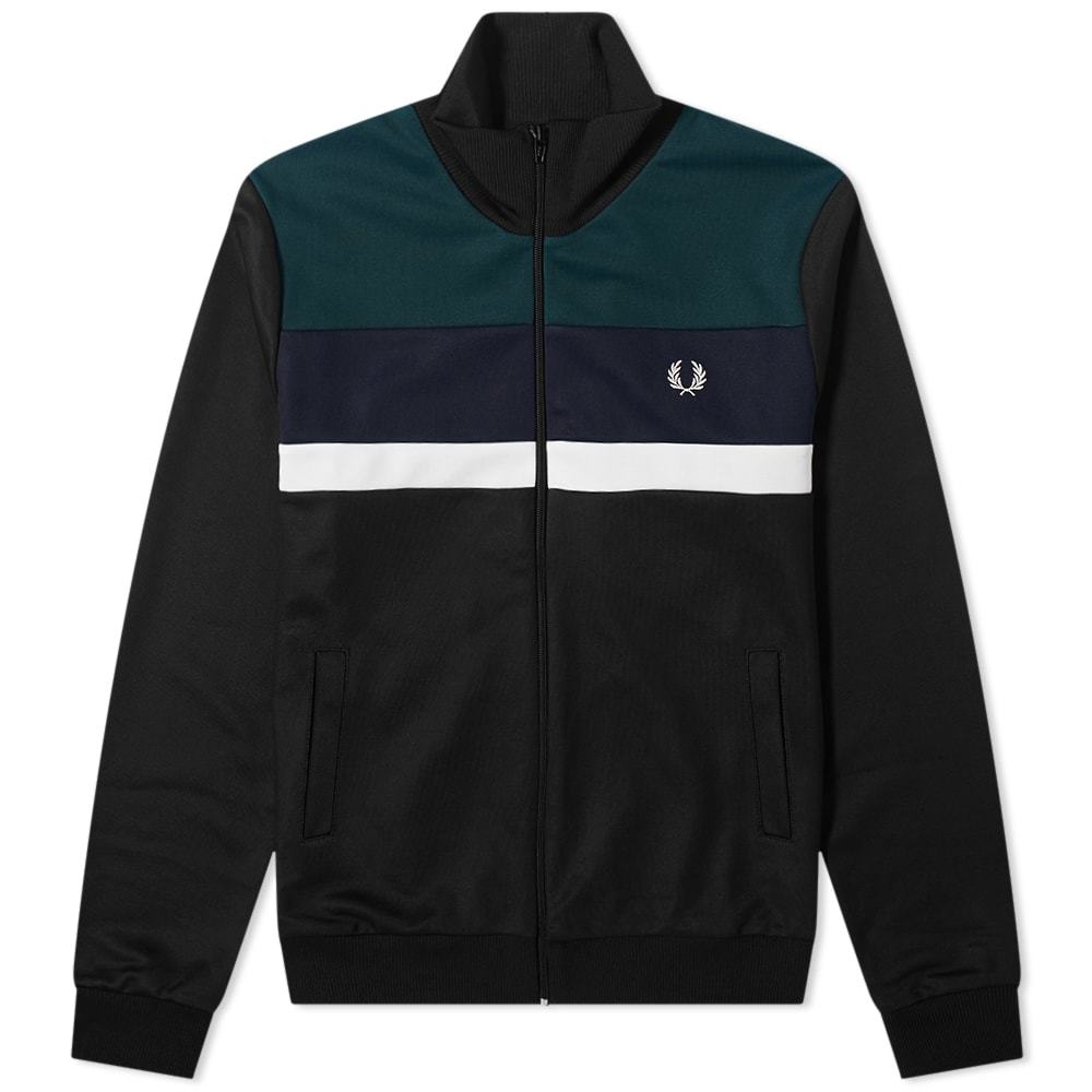 Fred Perry Authentic Colourblock Track Jacket Fred Perry Authentic