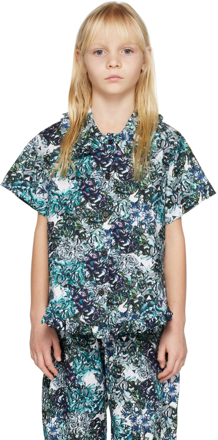 Kika Vargas SSENSE Exclusive Kids Blue Mabi Top Kika Vargas