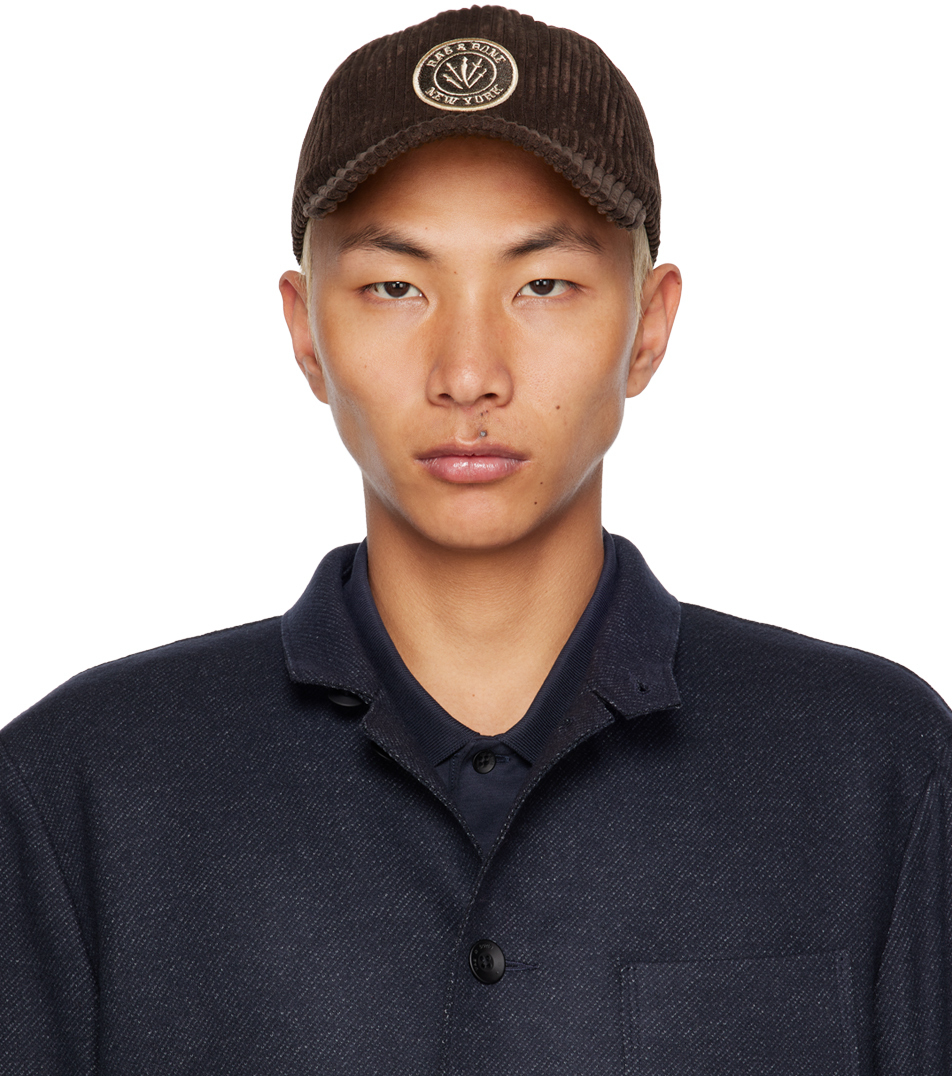 rag & bone Brown Avery Baseball Cap Rag and Bone