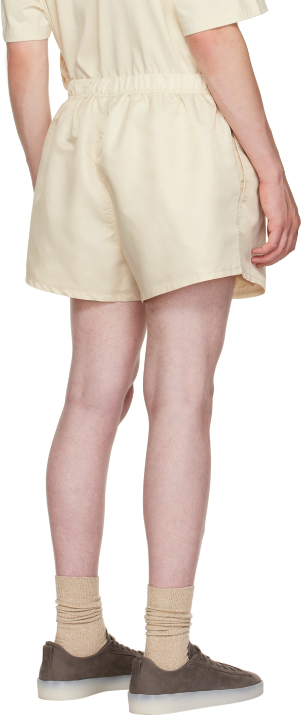 Essentials Off-White Nylon Shorts Essentials