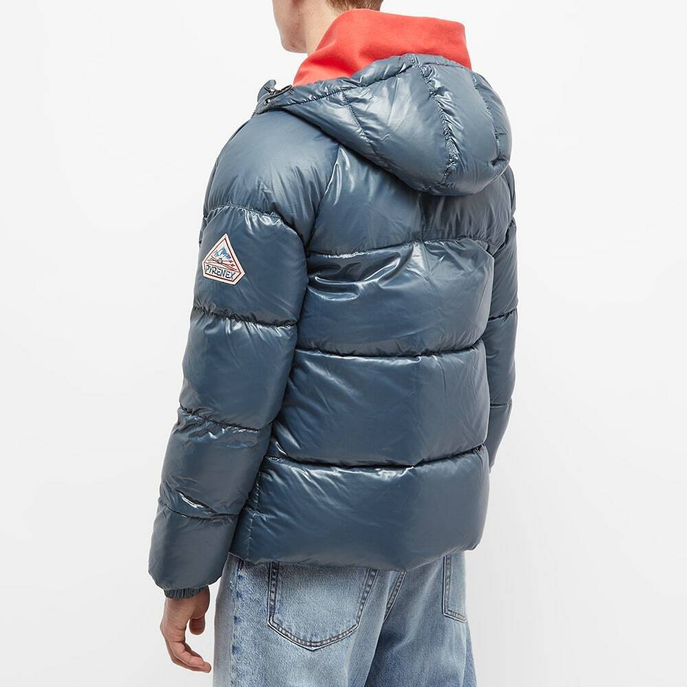 Pyrenex Men's Sten Hooded Down Jacket in Dark Slate Pyrenex