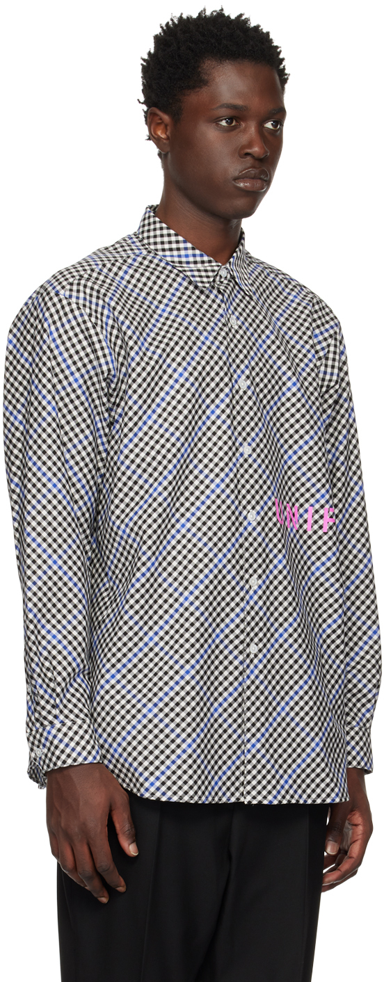 Uniform Experiment Black & White Gunclub Check Shirt Uniform Experiment