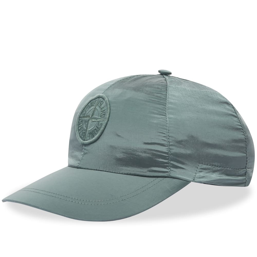 Stone Island Men's Nylon Metal Cap in Sage Stone Island