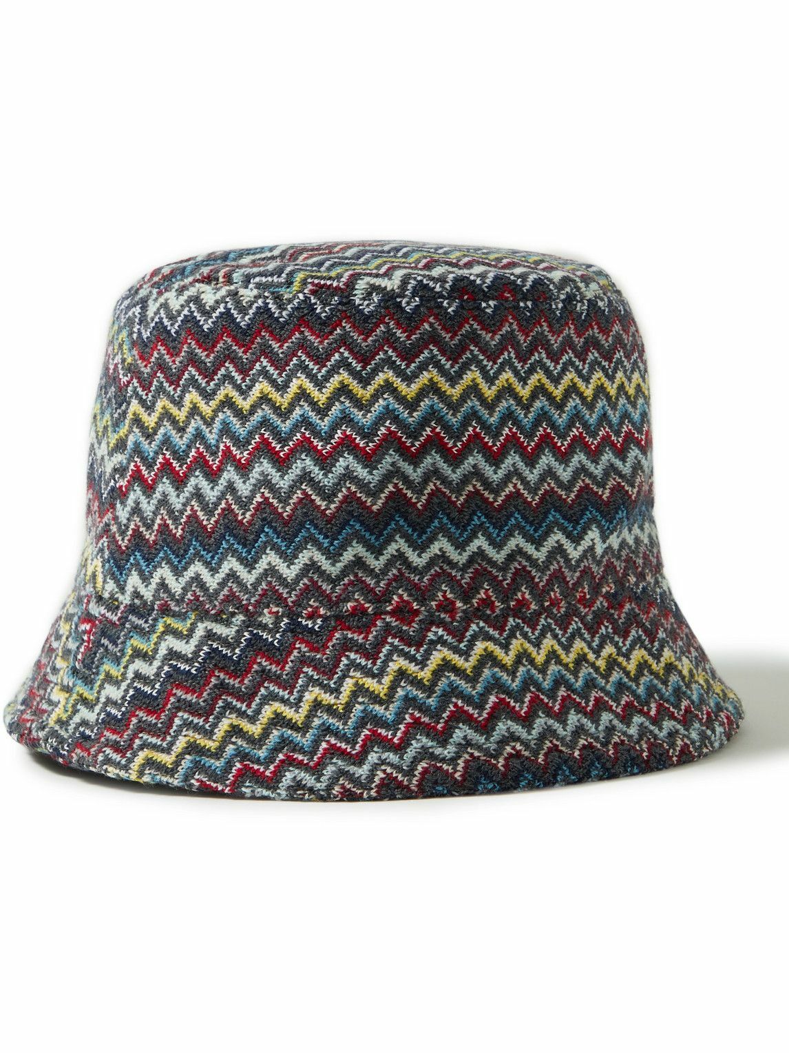 Missoni - Crochet-Knit Wool-Blend Bucket Hat Missoni