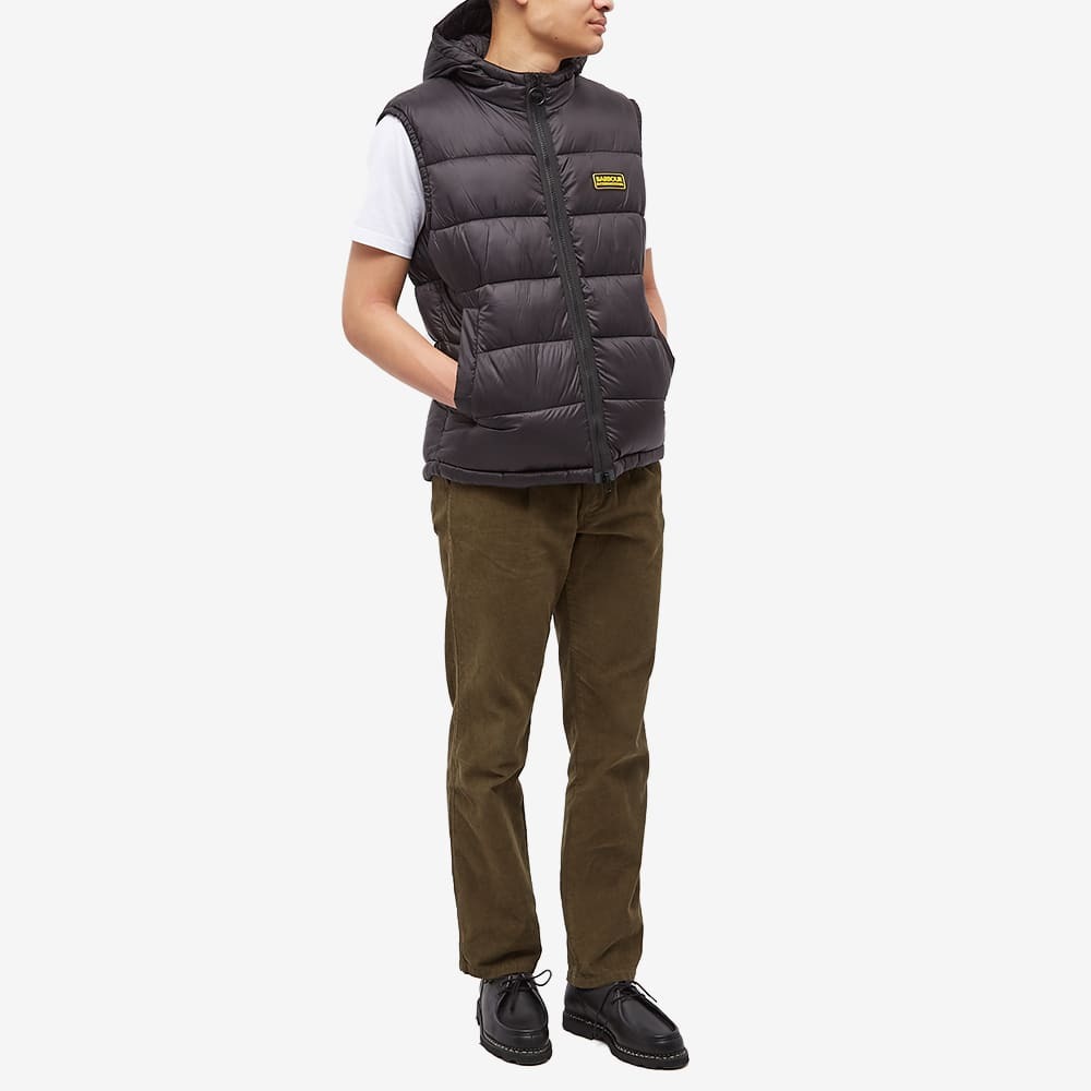 Barbour Men's International Bobber Gilet in Black Barbour