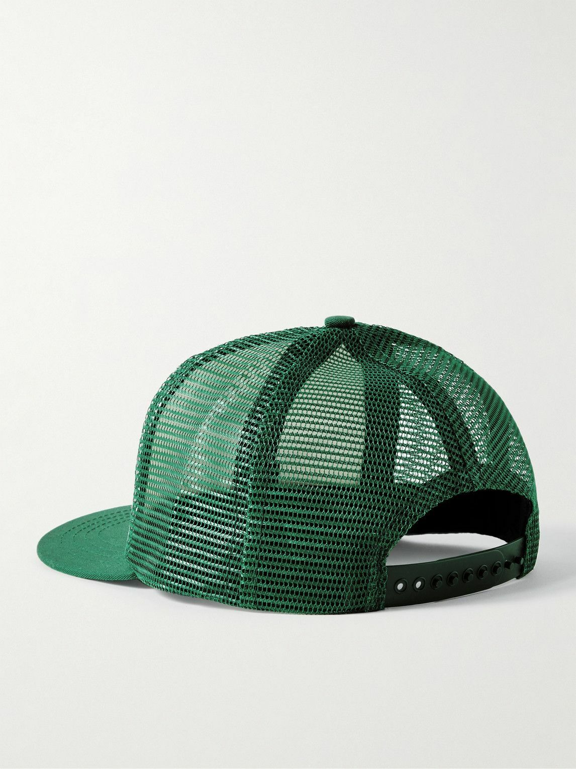 Rhude - Palms St. Barts Logo-Embroidered Twill and Mesh Trucker Cap Rhude
