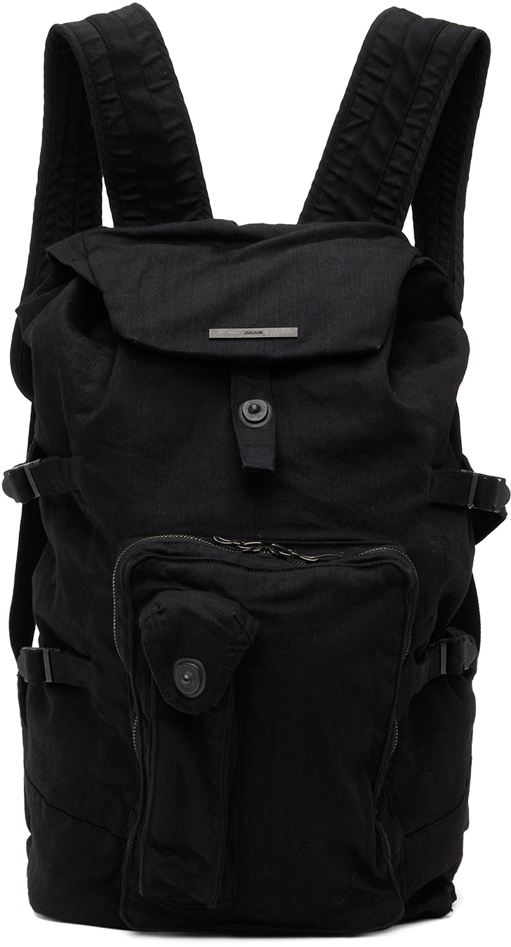 Julius Black Gas Mask Backpack Julius