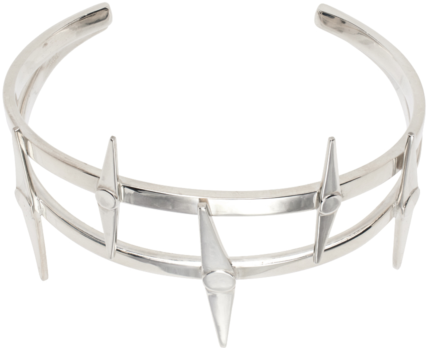 Secret of Manna Silver Barbed Wire Bracelet