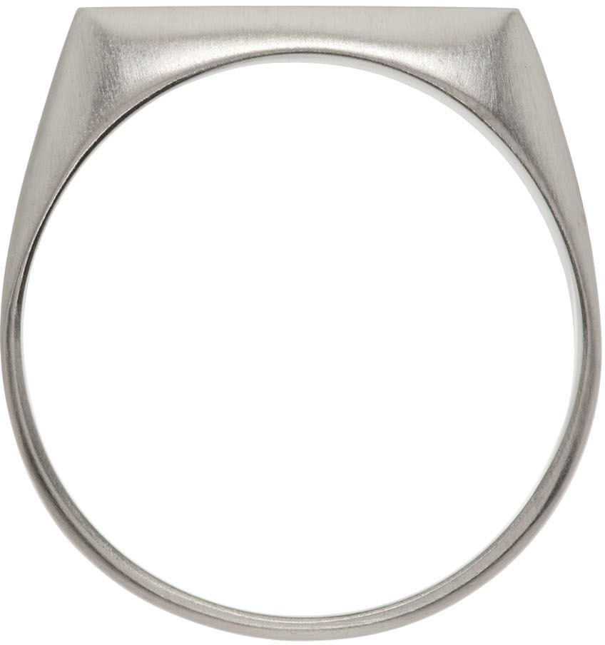 Hugo Silver Logo Ring Hugo Boss