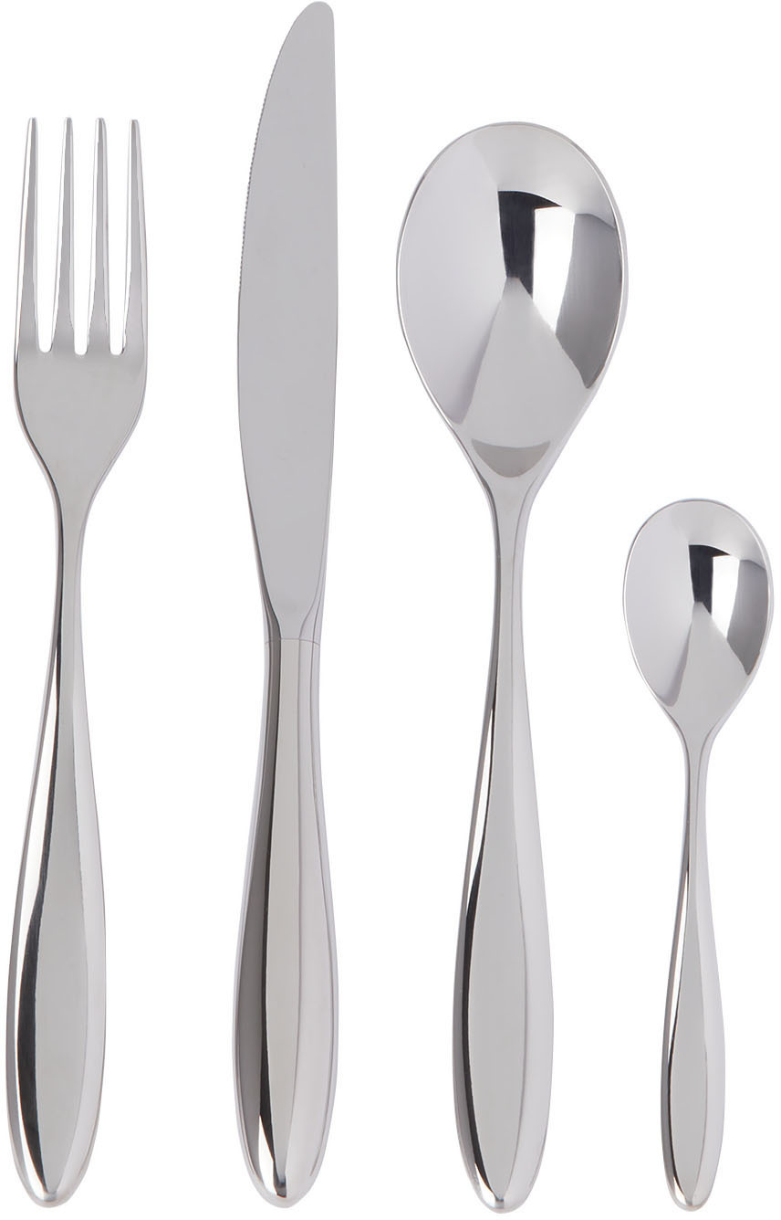 Alessi Silver Mami 24-Piece Cutlery Set Alessi