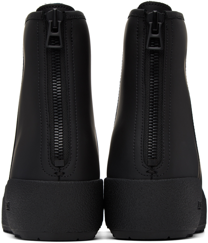 Bally Black Bally Curling Bernina Combat Boots Bally