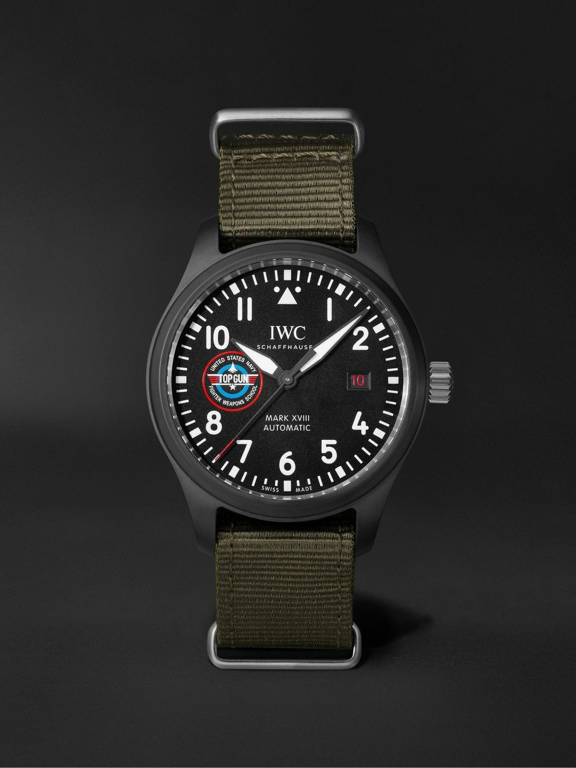 IWC Schaffhausen - Pilot's Mark XVIII Top Gun Edition 'SFTI' Limited ...