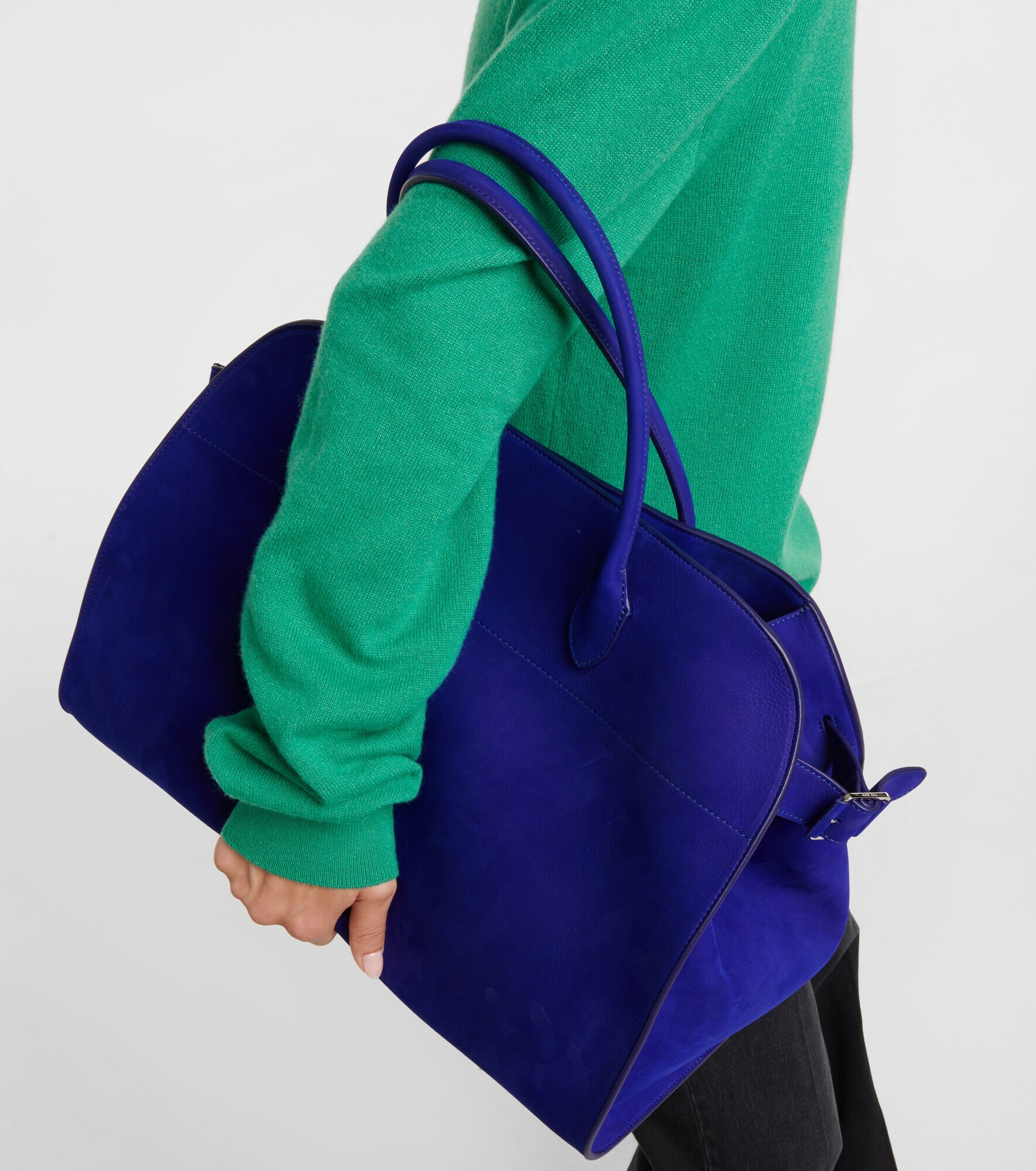 The Row - Margaux 17 suede tote bag The Row