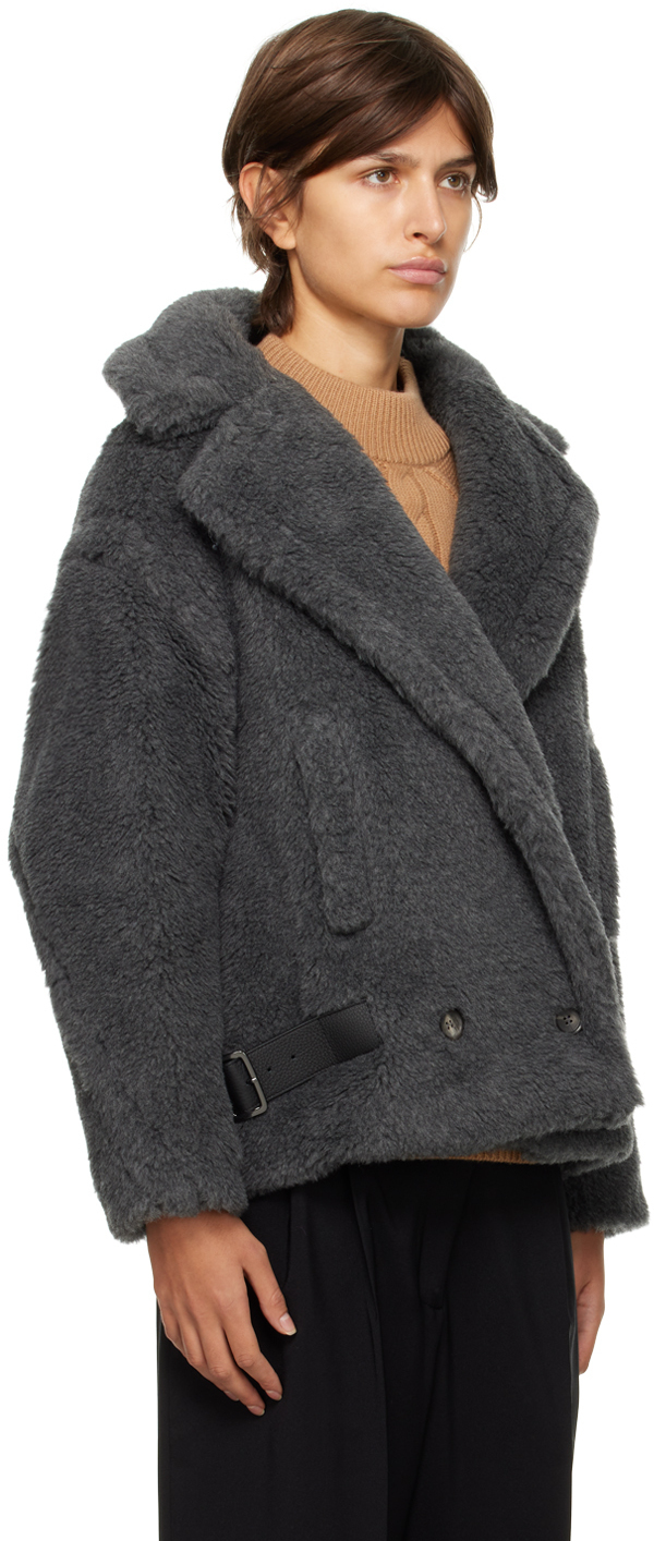 Max Mara Gray Rosita Coat Max Mara