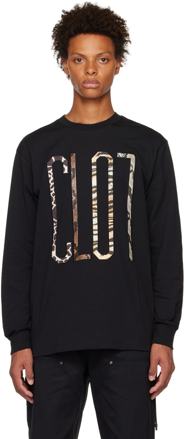 Clot Black Patch Long Sleeve T-Shirt CLOT