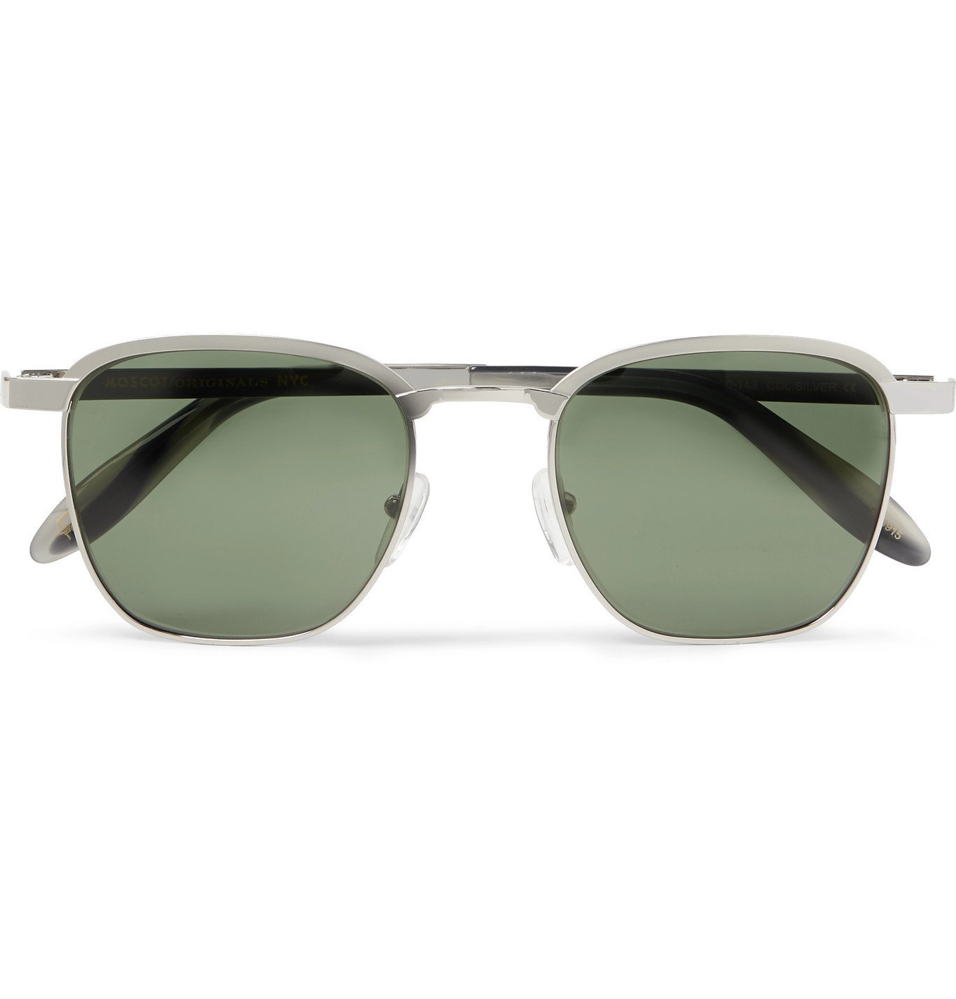 Moscot - Mish Square-Frame Silver-Tone Sunglasses - Silver Moscot