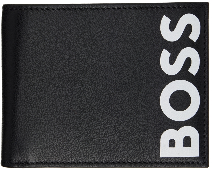 Boss Black Leather Bifold Wallet BOSS