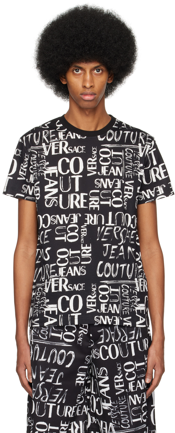 Versace Jeans Couture Black Doodle T-Shirt Versace