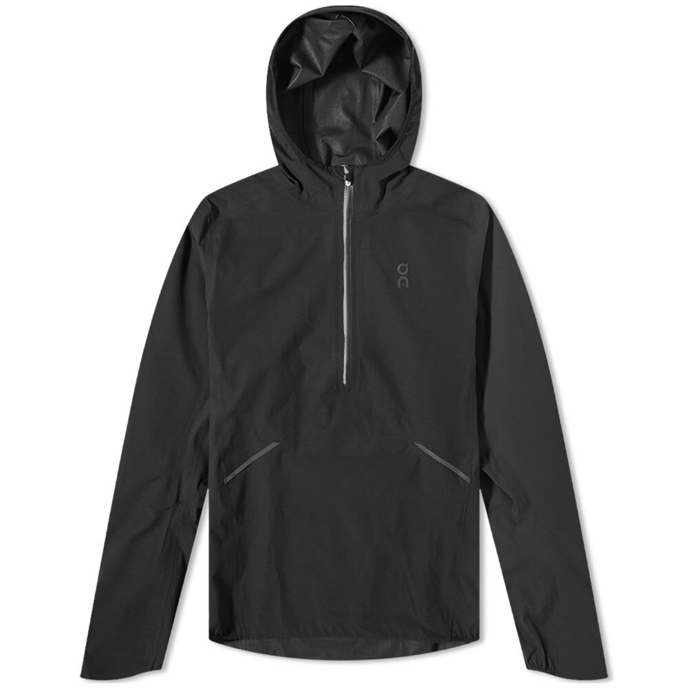 ON Men's Running Waterproof Anorak in Black On