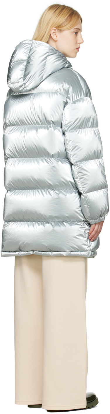 Moncler Silver Gaou Down Parka Moncler