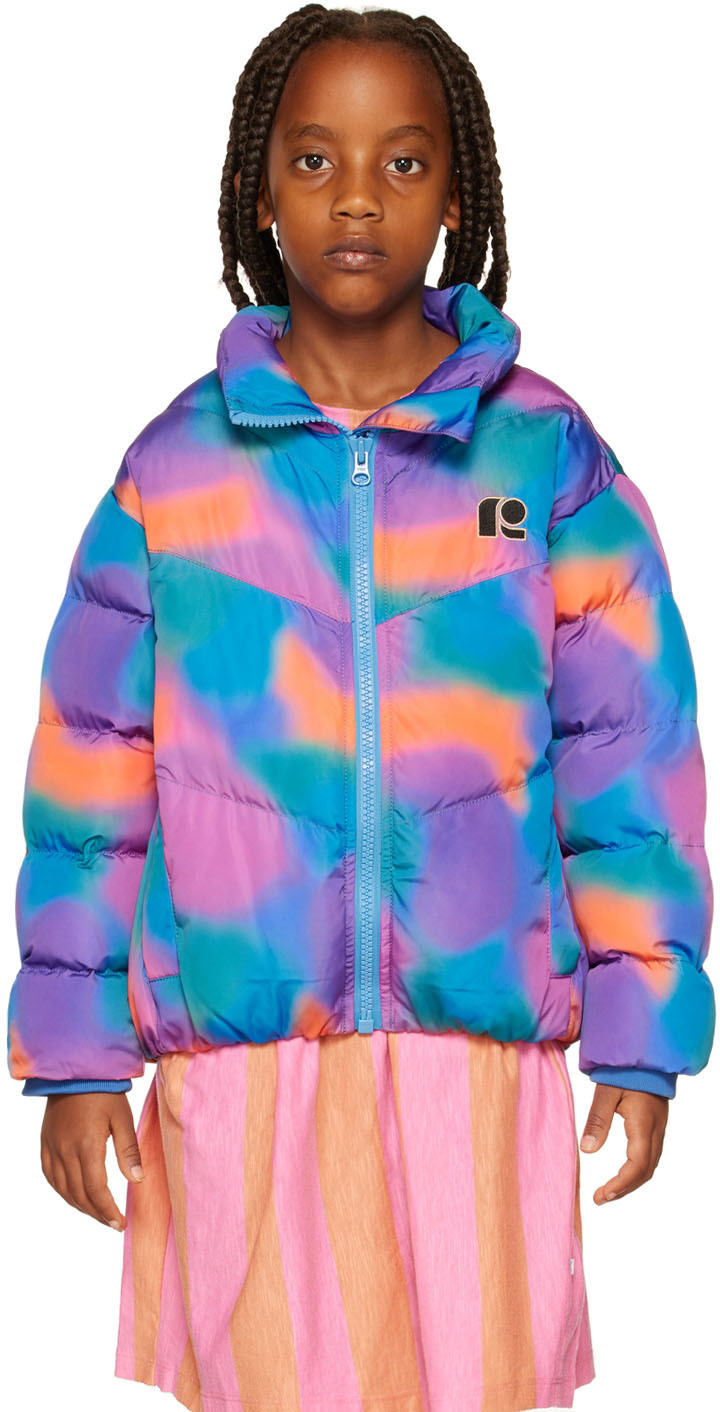 Repose AMS Kids Multicolor Puffer Coat Repose AMS