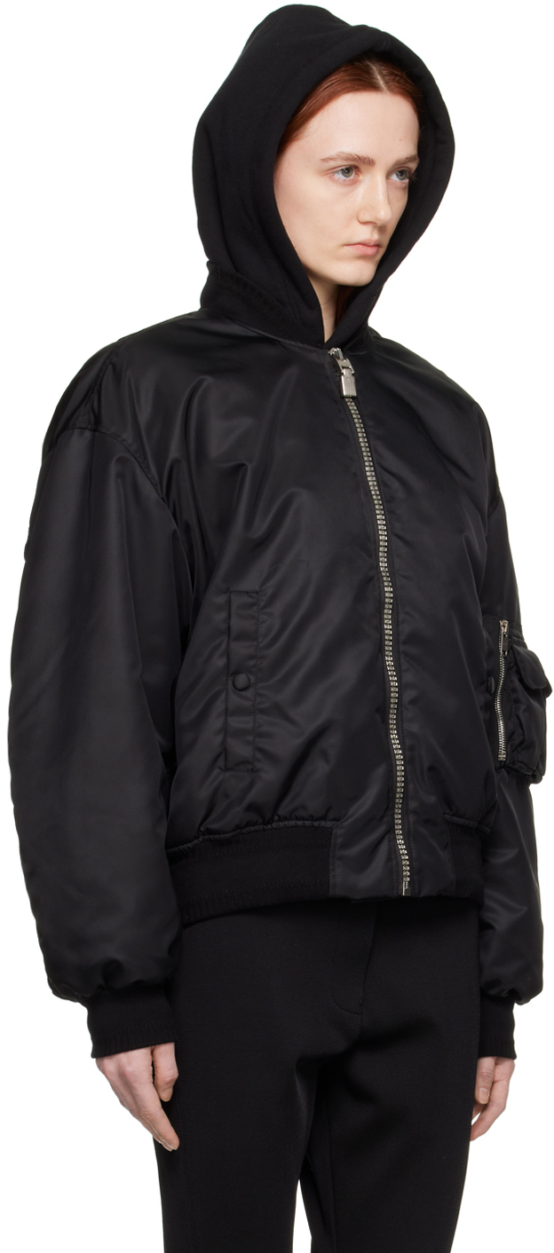Givenchy Black Insulated Bomber Jacket Givenchy