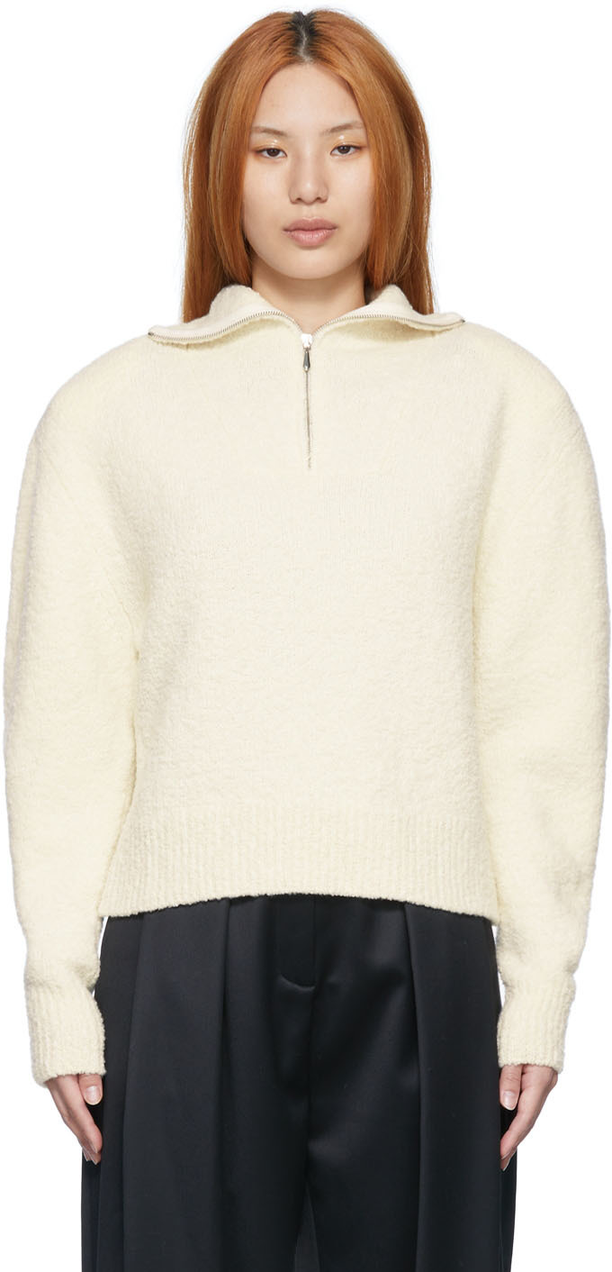 Magda Butrym Off-White Wool Sweater Magda Butrym