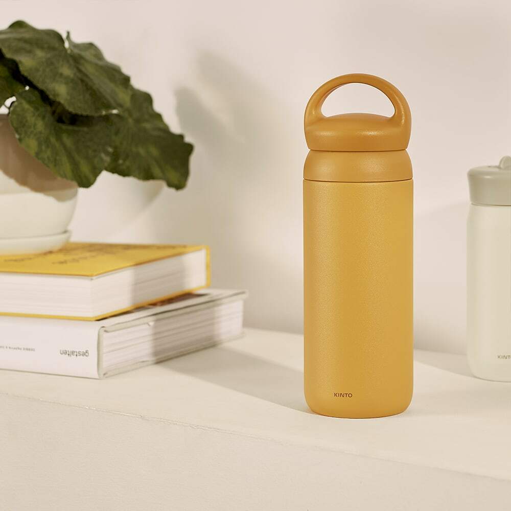 KINTO Day Off Tumbler in Mustard 500ml KINTO