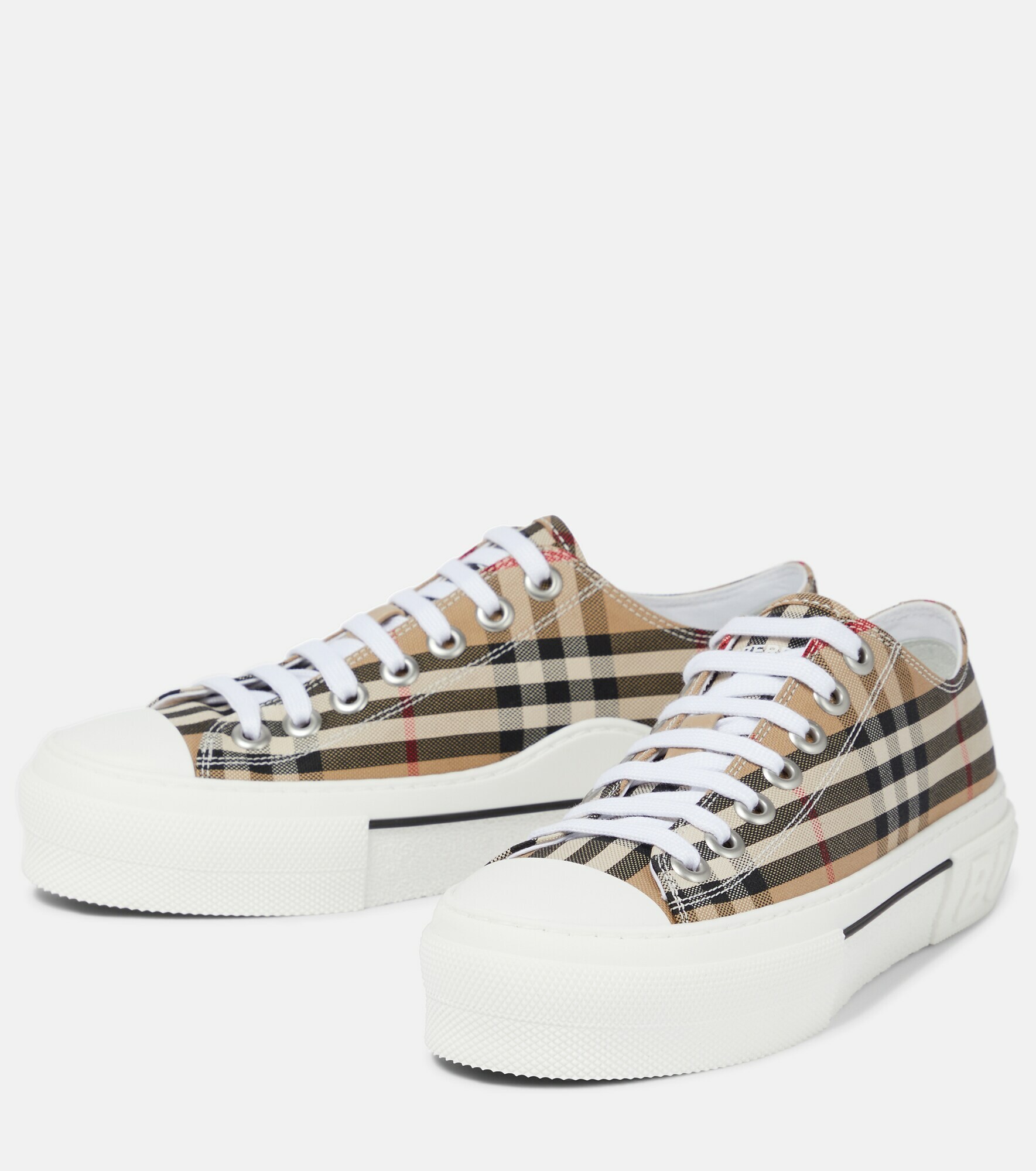Burberry - Vintage Check canvas sneakers Burberry