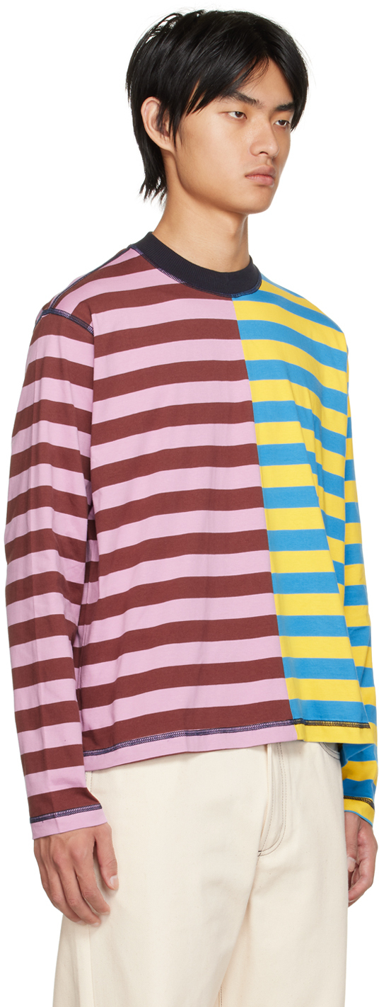 Sunnei Multicolor Striped Long Sleeve T-Shirt Sunnei