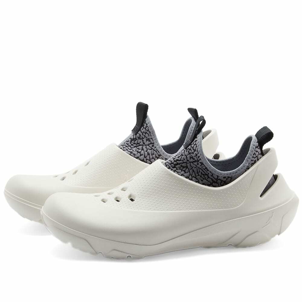 Air Jordan Men's System.23 Slide Sneakers in Sail/Black/Cement Grey ...