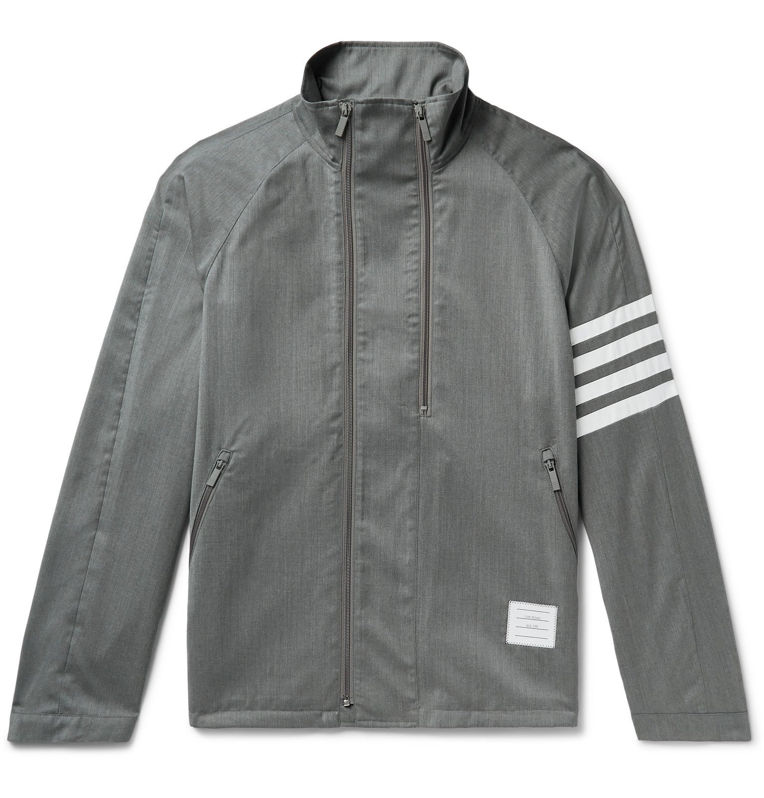 Thom Browne - Striped Wool Jacket - Gray Thom Browne