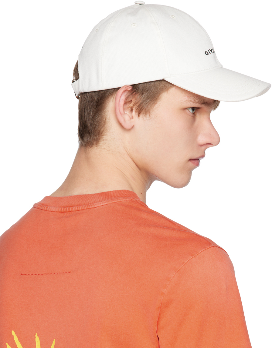 Givenchy White '4G' Cap Givenchy
